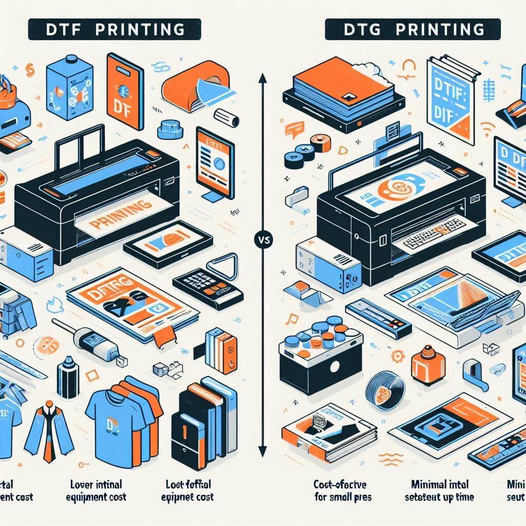 DTF vs. DTG: Which Printing Method is More Expensive?